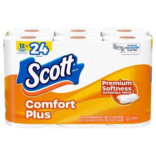 Save 1.00 Scott Coupons Food Depot 40 Douglasville Hwy 5 Scott Bathroom Tissue One ply Unscented 12 Rolls