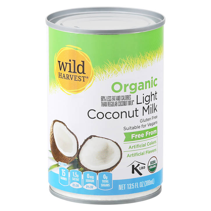 P WILD HAVEST ORGANIC COCONUT MILK LIGHT 13.5 FZ
