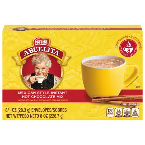 About Us La Bonita 5 Nestle Abuelita Hot Chocolate Mix Mexican Style Instant 8 1 Oz 28.3 G Envelopes 8 Oz 226.7 G